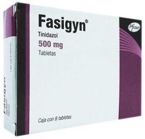 Buy Fasigyn (Tinidazole) 300mg, 500mg online - Drug Guide ...