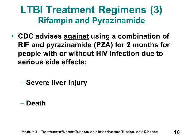 Rifampin: Dosage and Administration - Antituberculosis drugs ...