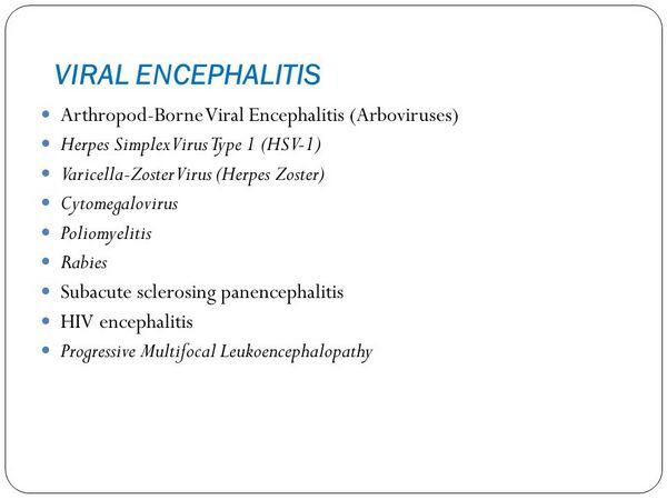 Arthropod-Borne Viral Encephalitis - Viral Infections ...