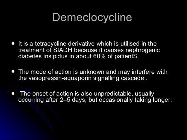 Demeclocycline – Tetracycline Antibiotic - Antibacterial drugs ...